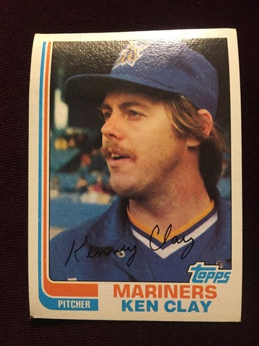 1982 Topps #649 Mariners Ken Clay Baseball Card | eBay