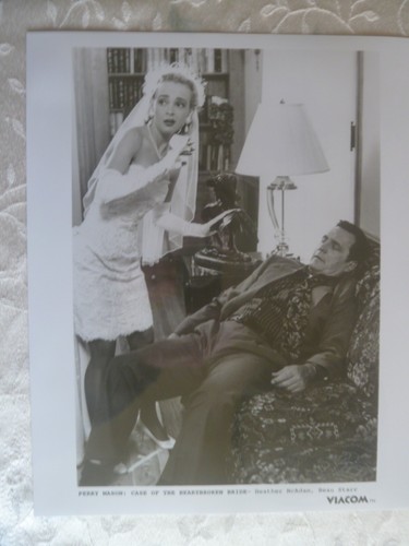 PERRY MASON: CASE OF THE HEARTBROKEN BRIDE 8x10 B/W Press Photo / Scene ...