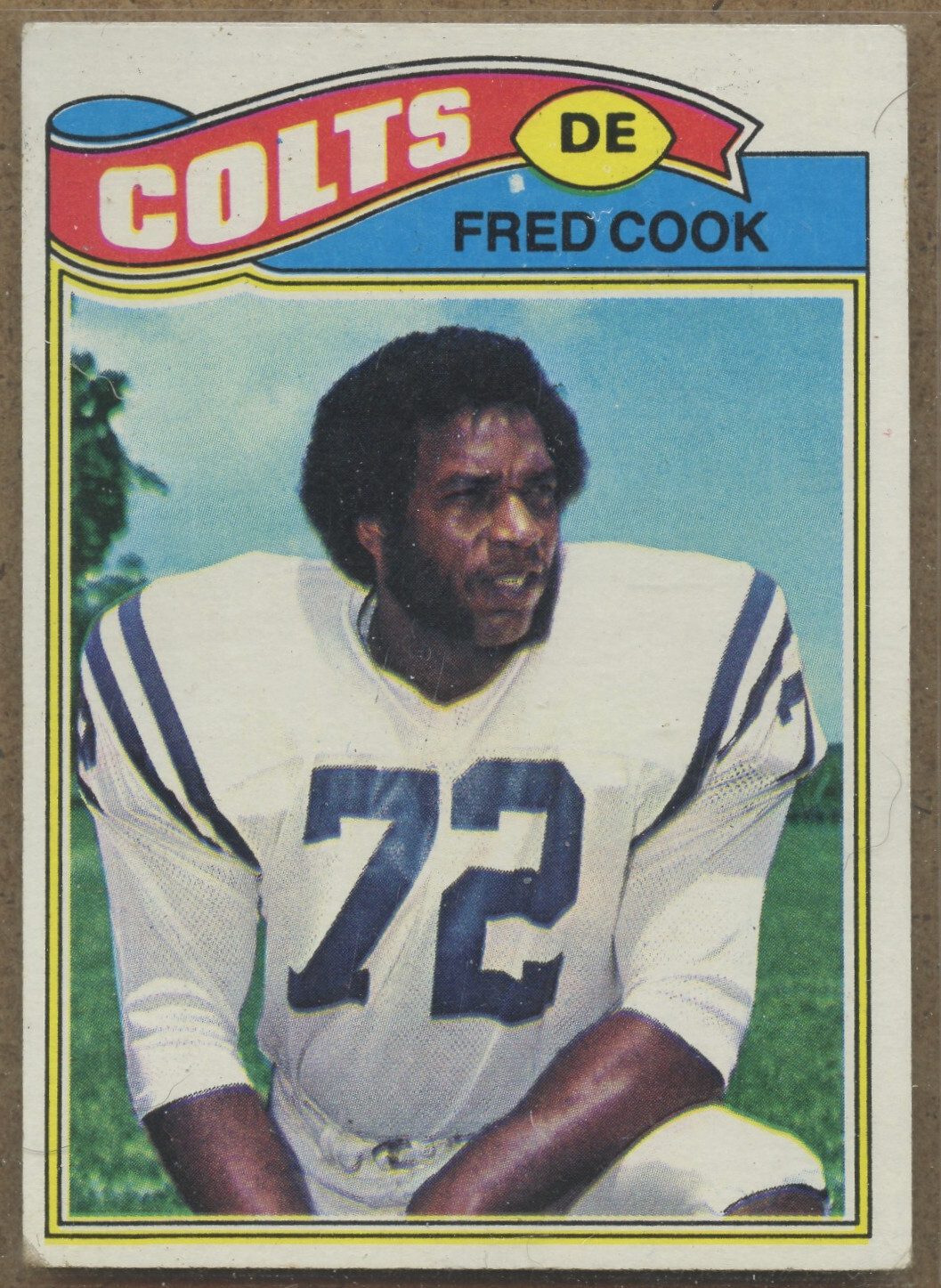 1977 Topps #53 Fred Cook Baltimore Colts | eBay