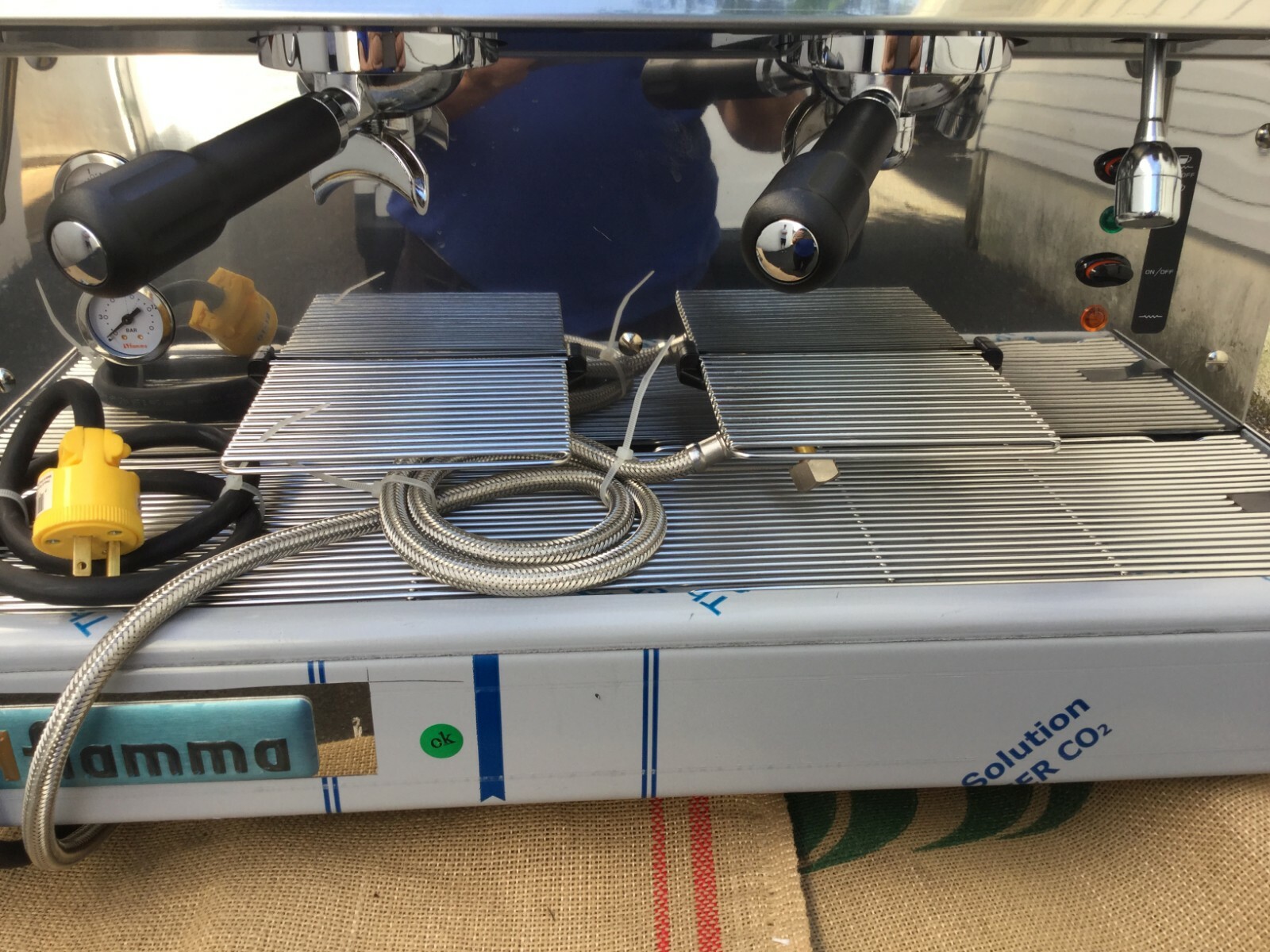 2 Group Head Programmable Automatic Commercial Espresso Coffee Machine ...