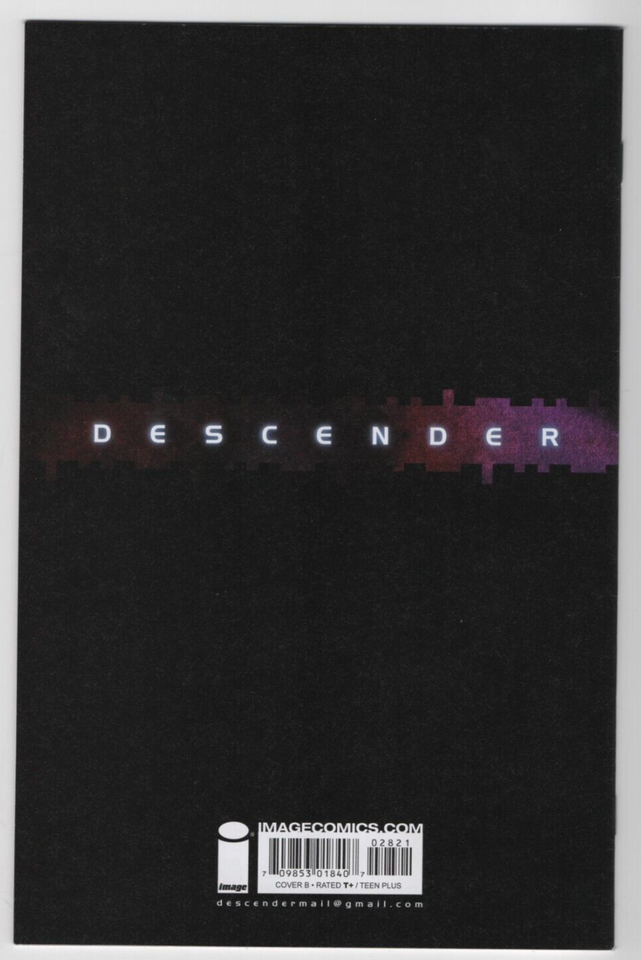 Descender Issue #28 Comic Book. Variant. Jeff Lemire. Dustin Nguyen ...