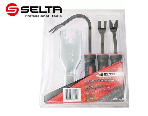 Selta Taiwan 4pc Car Door Panel Body Trim Remove Set Square Curved V Notch Blade | eBay Australia