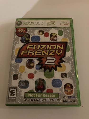 Fuzion Frenzy 2 (Microsoft Xbox 360, 2006) Tested And Working No Manual ...