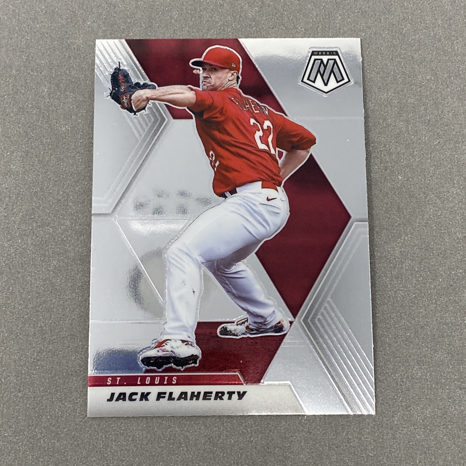 Jack Flaherty 2021 Panini Mosaic Baseball #170 Base Set Card St. Louis ...