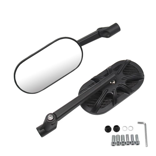 Motorcycle Rearview Mirror Carbon Fiber Mirror Modified Inverted Rear ...