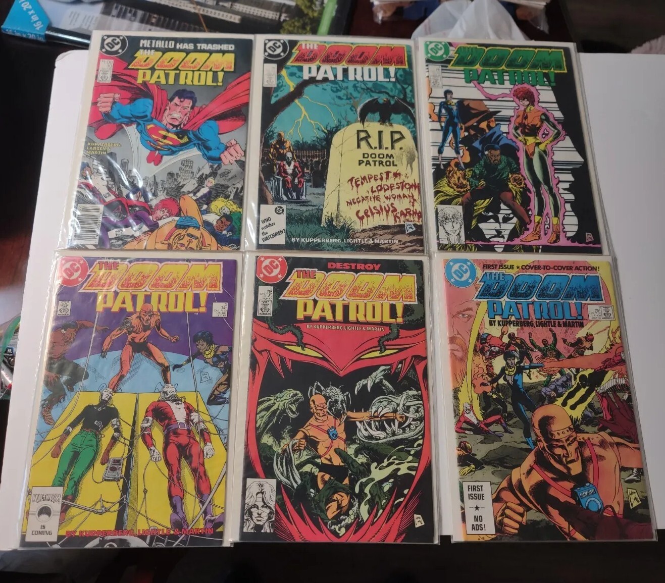 The Doom Patrol DC Comics Issue: 1, 2, 3, 4, 5, 10 (6) Comic Book Lot ...