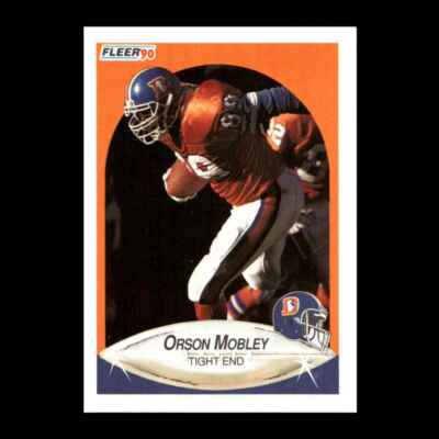 Orson Mobley 1990 Fleer Rookie Denver Broncos #29 R325A 28 | eBay