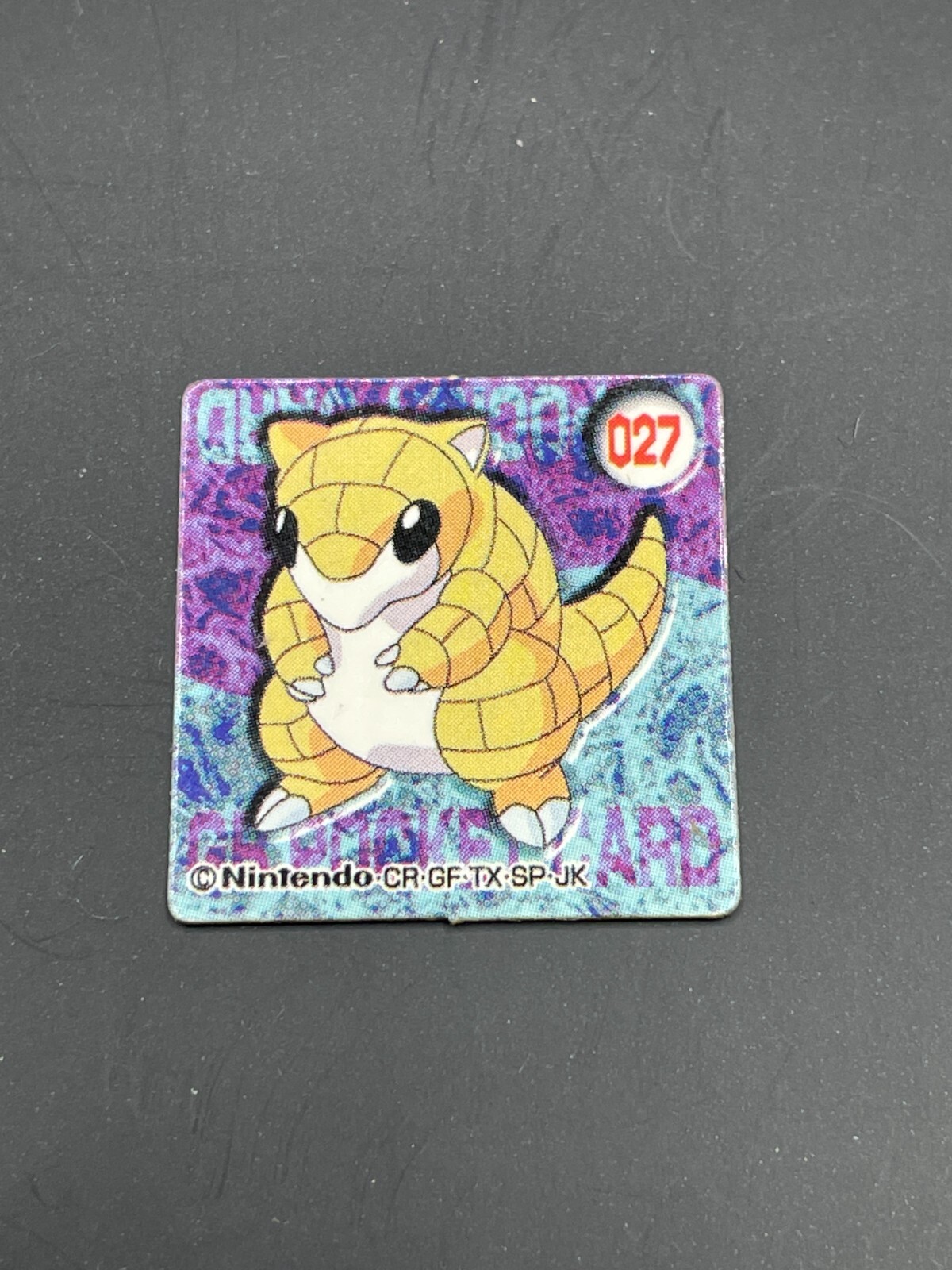 Sandshrew 027 Pokemon Mini Card Nintendo Japanese Anime Movie Game ...