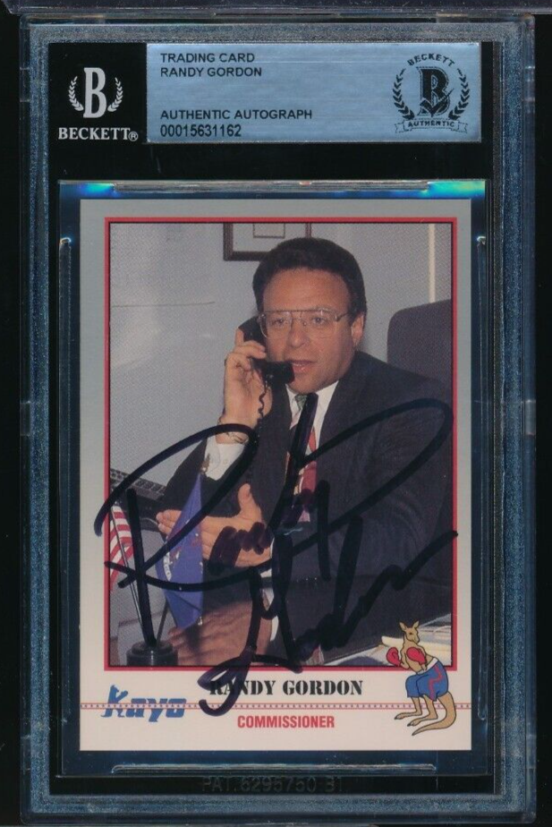 1991 Kayo Randy Gordon #119 signed auto autograph BAS BECKETT crisp ...