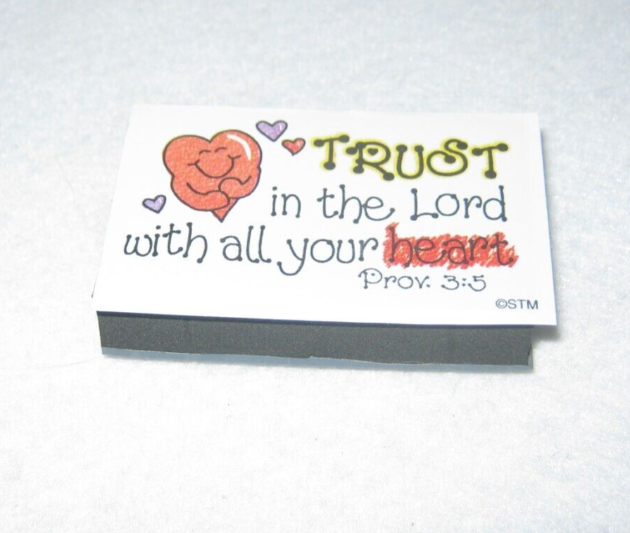 Stampendous - Foam Rubber Stamp - Trust in the Lord with all of your ...