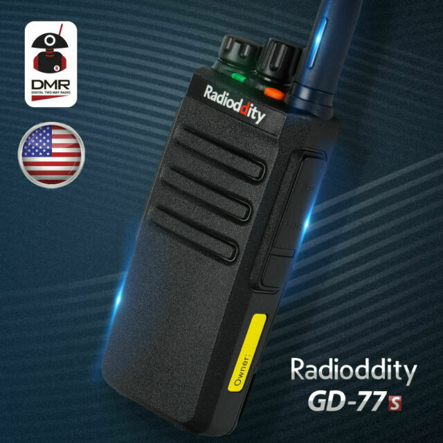 Radioddity GD-77S DMR Dual Band Two Way Radio - Black for sale online ...