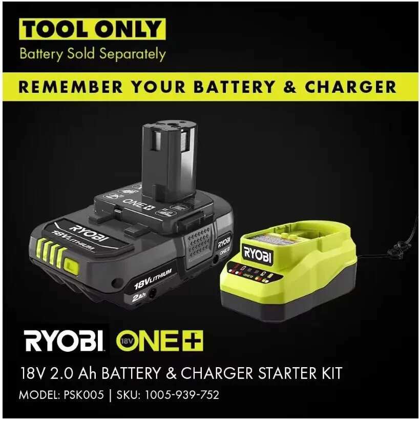 RYOBI ONE+ 18V Lithium-Ion Portable Power Source - Tool Only | eBay
