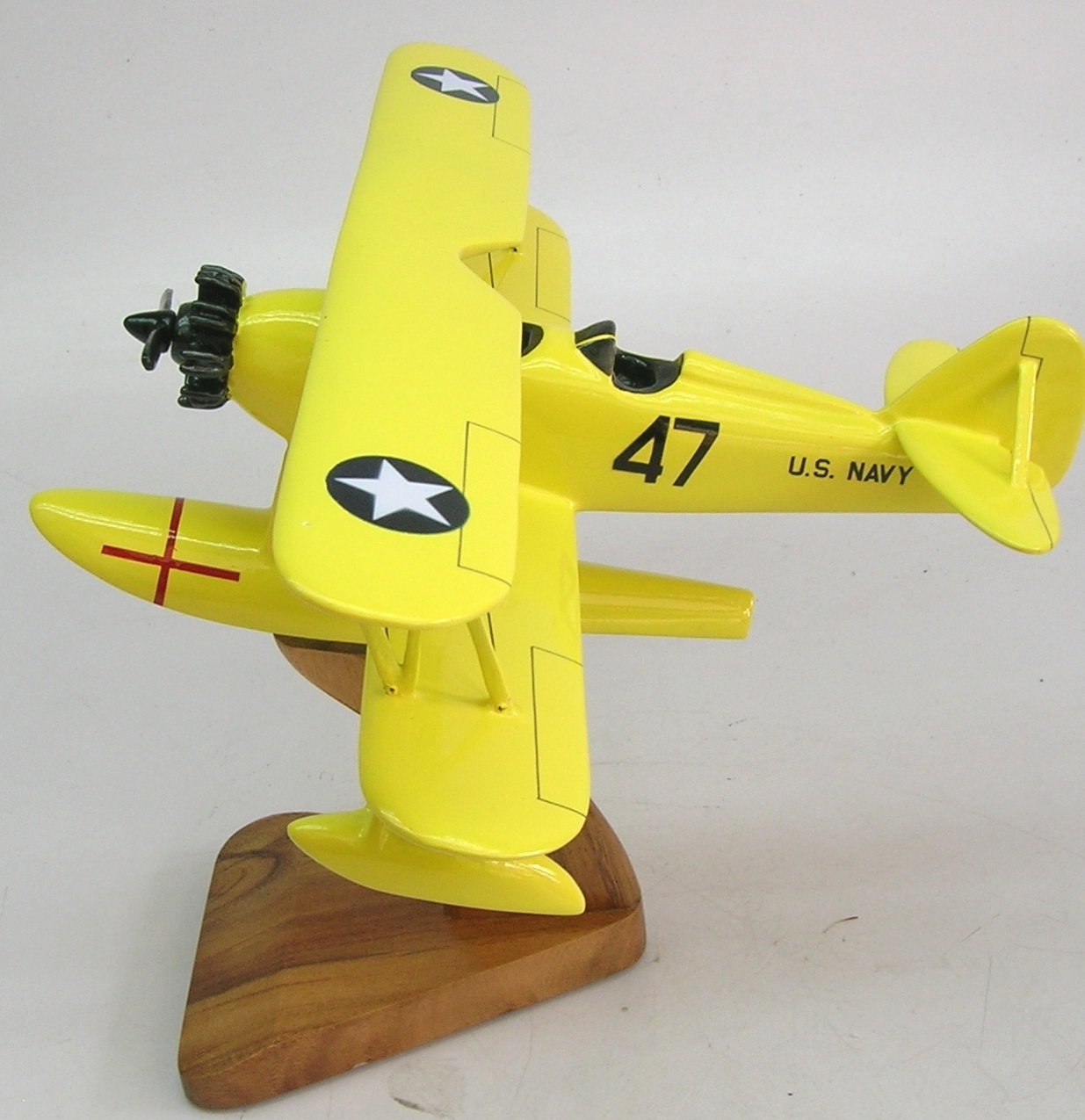 Naval Aircraft Factory N3N Canary Airplane Wood Model Replica Small ...