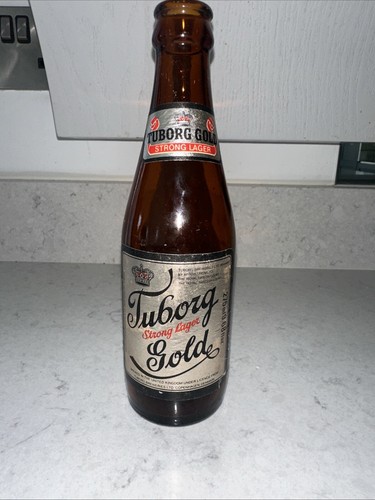 Vintage Tuborg Gold Beer Bottle Half Pint Empty | eBay UK