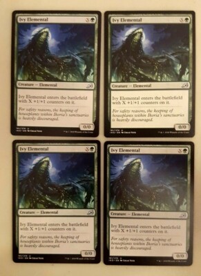 4x Ivy Elemental Ikoria MTG Magic the Gathering NM Playset | eBay