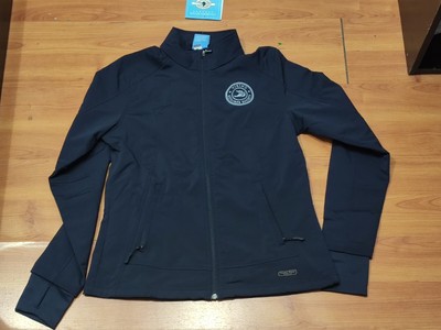 Charles River Axis Soft Shell Jacket Full Zip Windbreaker Navy Blue ...