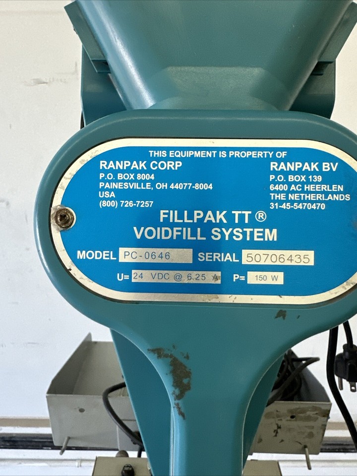 RanPak Corp FillPak TT® Voidfill System, Complete PC-0646 With Stand | eBay