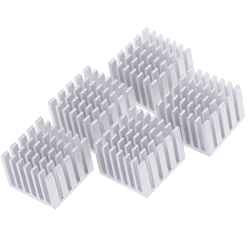 5Pcs 20x20x15mm Cooling Accessories DIY Heatsink CPU GPU Chip Aluminum ...