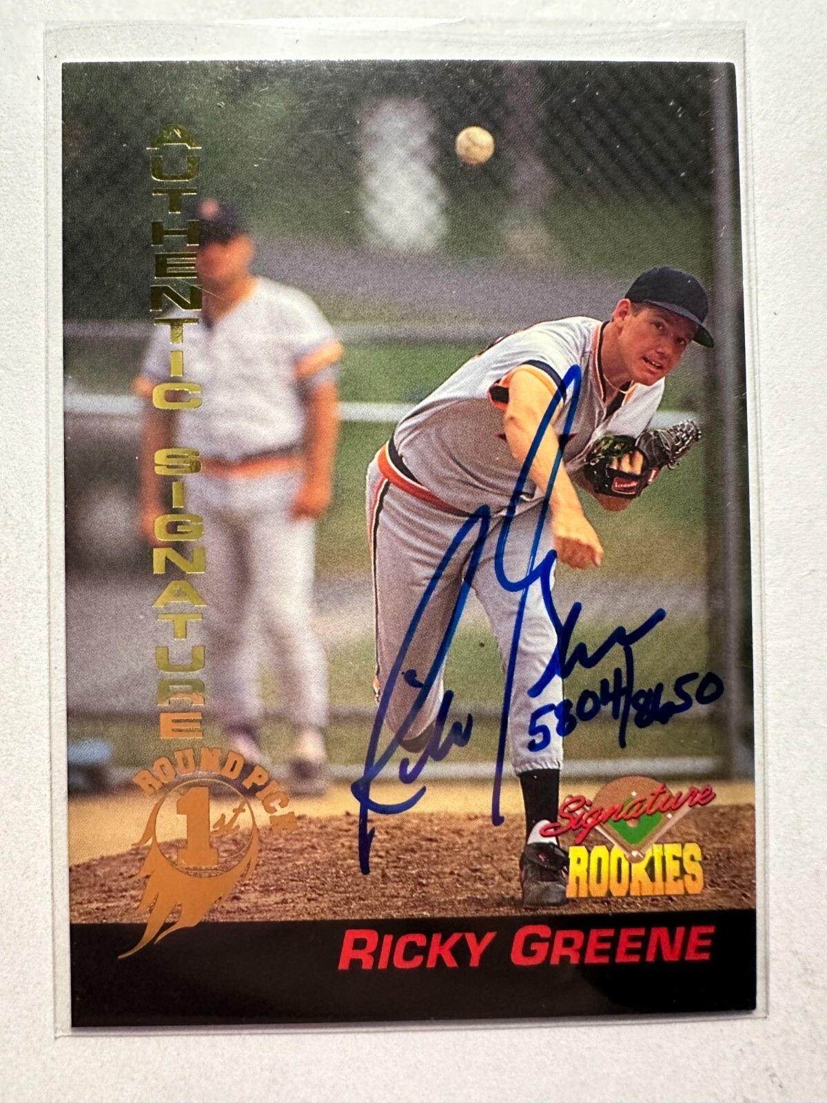 K58,815 - 1994 Signature Rookies Signatures #27 Rick Greene Auto #/8650 ...