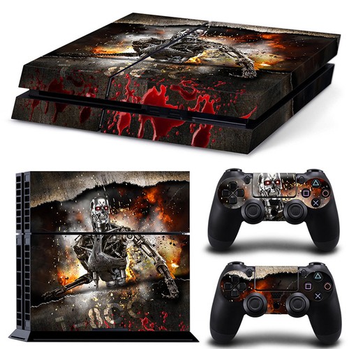 PS4 Playstation 4 Console Skin Decal Sticker Robot Machine Custom ...
