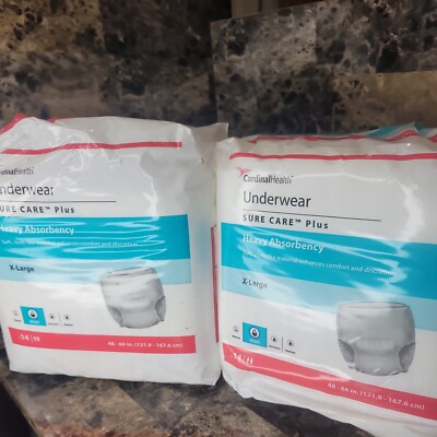 Covidien Sure Care Plus 1625 Adult Disposable Pull Up Underwear Diapers ...