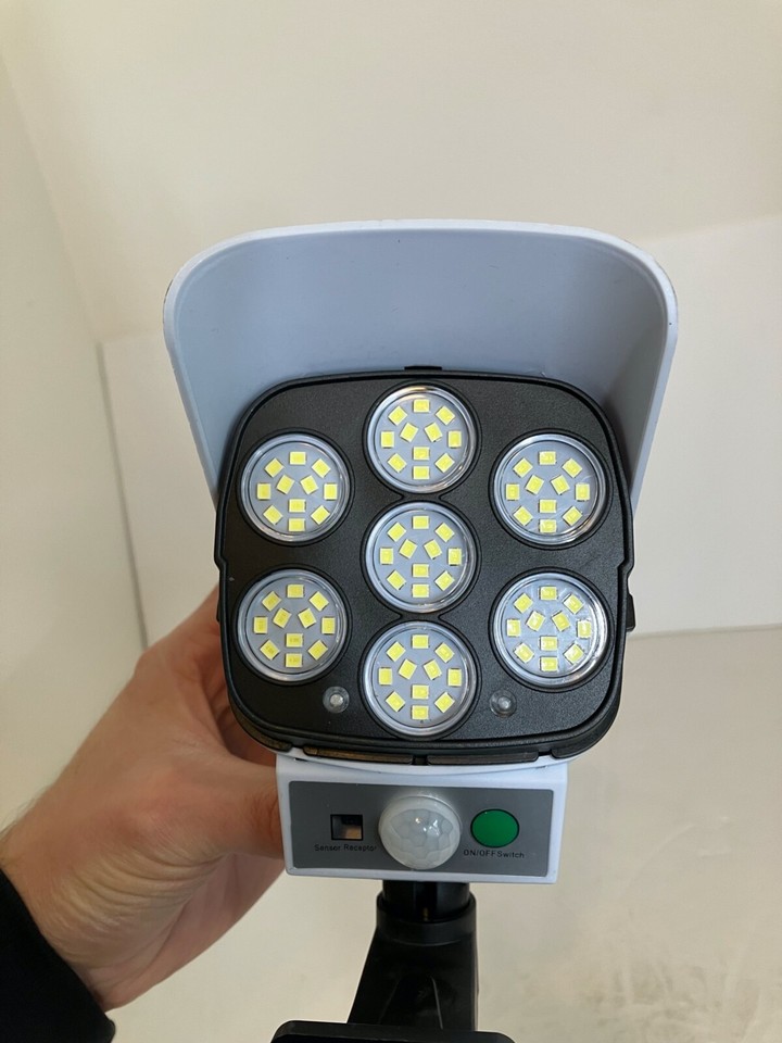 Solasa Ultra Bright 7000K LED Solar Security Spotlight Motion Activated ...