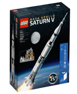 LEGO Ideas Nasa Apollo Saturn V 21309 Building Kit (1969 Piece) | eBay