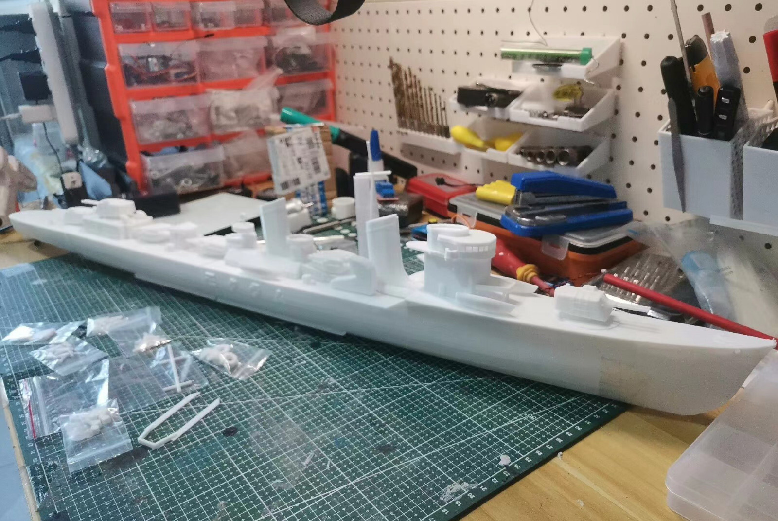 3D Printed kit 1/144 IJN Fubuki class Type I Destroyer (full hull) | eBay