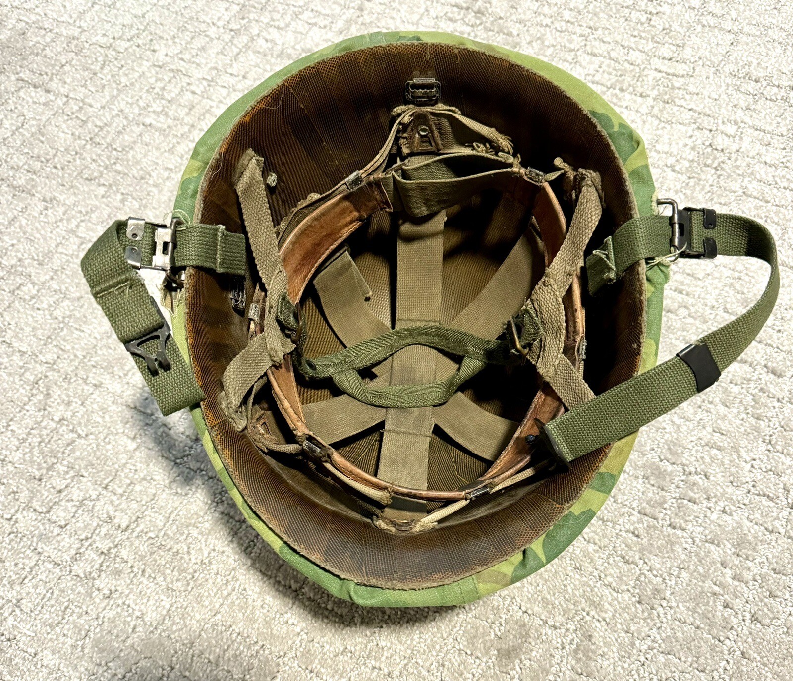 M1C Dana Parish Vietnam Era Helmet USMC US Army Paratrooper | eBay