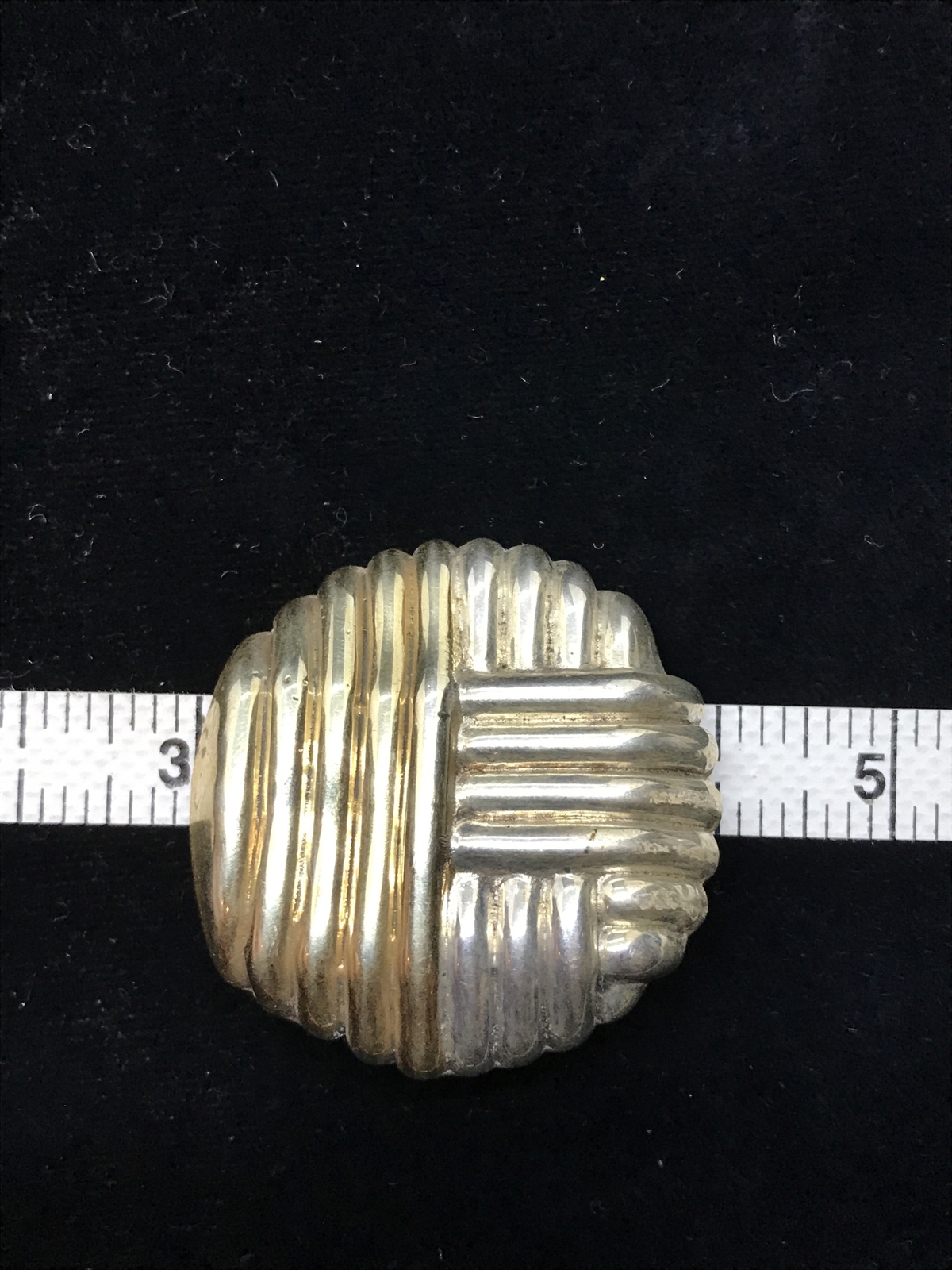 Vintage Brian Bergner 925 Sterling Electroform Modernest 2-tone Clip ...