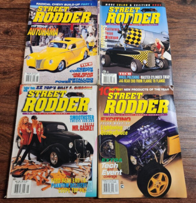 Lot of 15-1990's Street Rodder Magazines, ZZ Top's Billy Gibbons, Nice ...