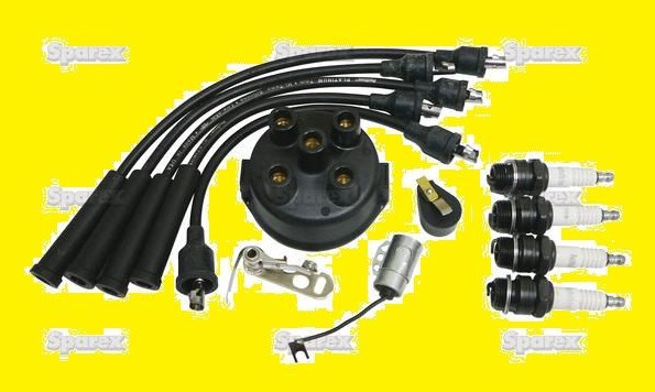 Massey Ferguson TO20 TO30 TO35 50 Delco Points Condenser Plug Wire Tune ...
