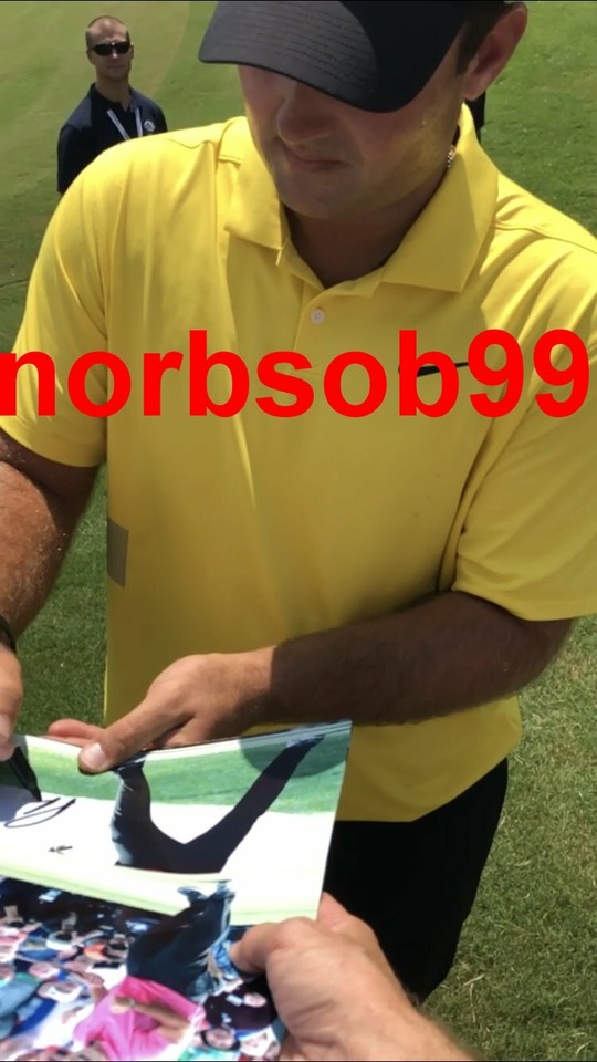 PATRICK REED SIGNED THE MASTERS 8x10 PHOTO E w/EXACT PROOF & AUTOGRAPH ...