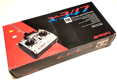 JR X-347 Vintage 7-Ch. 72MHz PCM RC Helicopter Computer Radio Control ...