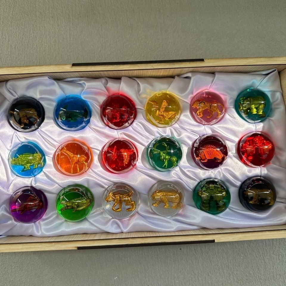 Power Rangers Wild Force Gaoranger Gao Crystal Figures Lot 18 Set ...