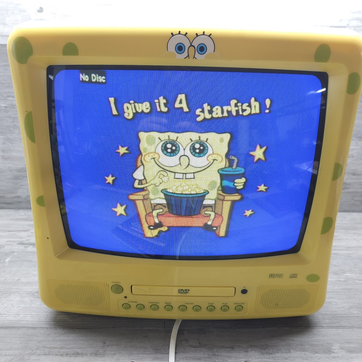 Combo De Dvd Y Tv De Bob Esponja