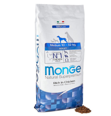 CROCCANTINI PER CANE kg. 12 MEDIUM ADULT MONGE 8009470004275 | eBay