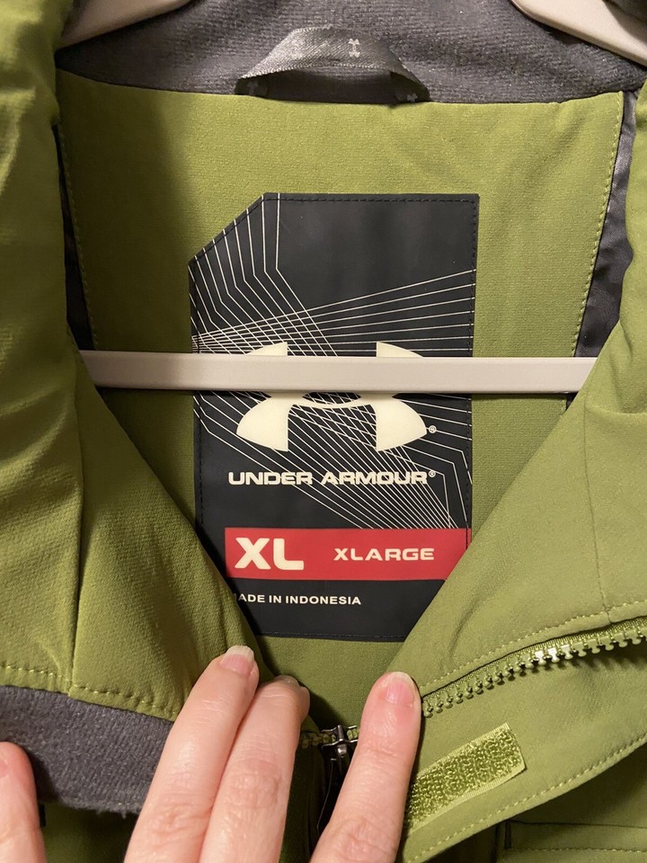 under armour xl zip front jacket with hood | eBay