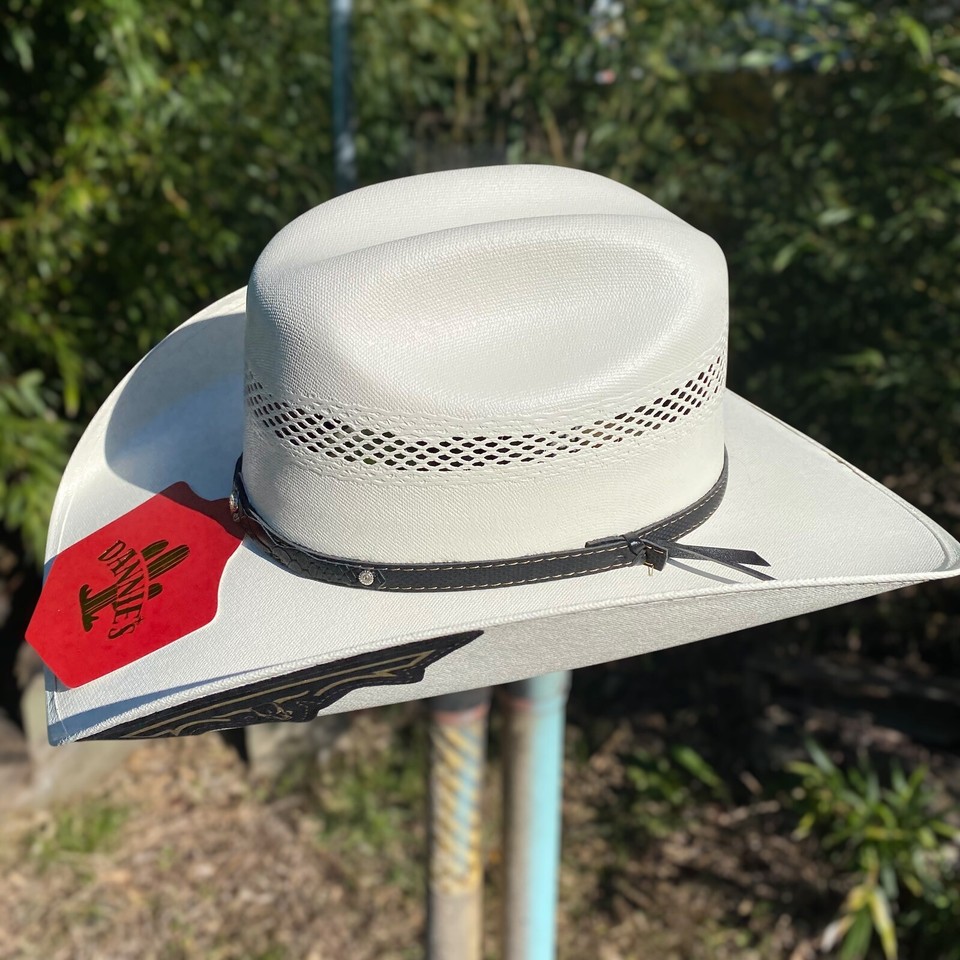 White Straw Cowboy Hat For Men. Men’s Western Rodeo Hat. Sombrero ...
