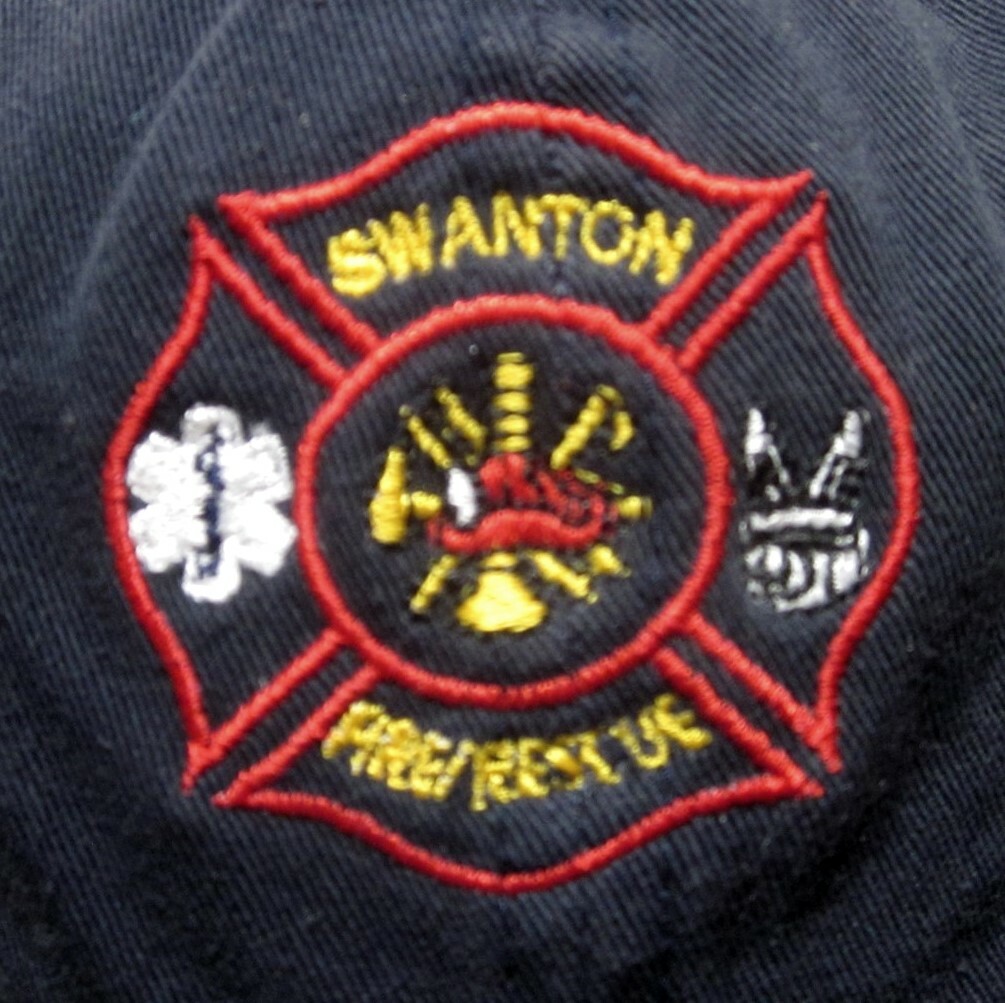 SWANTON Fire Department beat-up baseball hat Ohio rescue cap FD ...