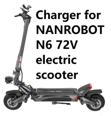 🔥5a fast battery Charger for NANROBOT N6 72V Electric Scooter | eBay