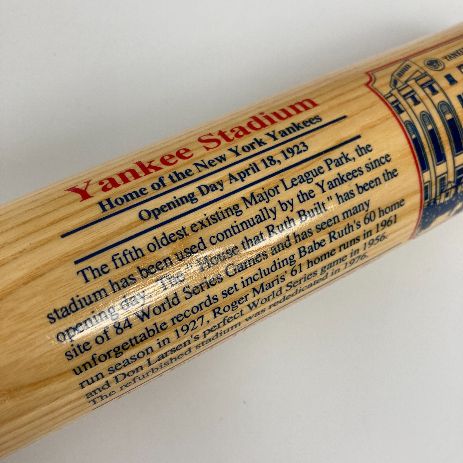 Mickey Mantle Signed Autographed Cooperstown Yankee Stadium Bat JSA COA ...