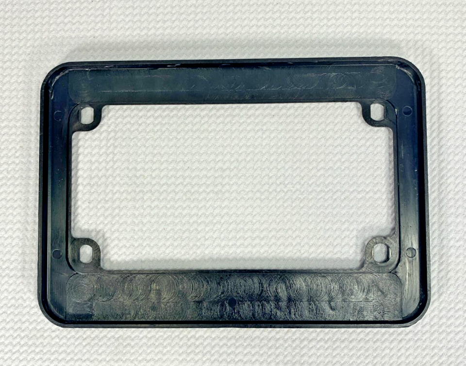 Vintage CA Motorcycle License Plate Frames Lot - BMW Suzuki Vespa ...