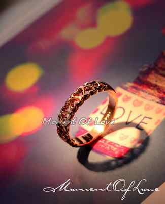 Super Fashion Rose Gold GP "Heart" Wedding Engagement Party Ring | eBay