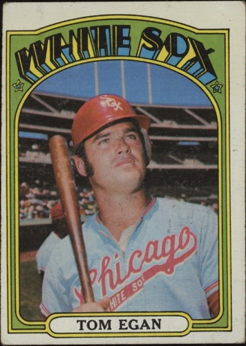 1972 Topps #207 Tom Egan - Chicago White Sox | eBay