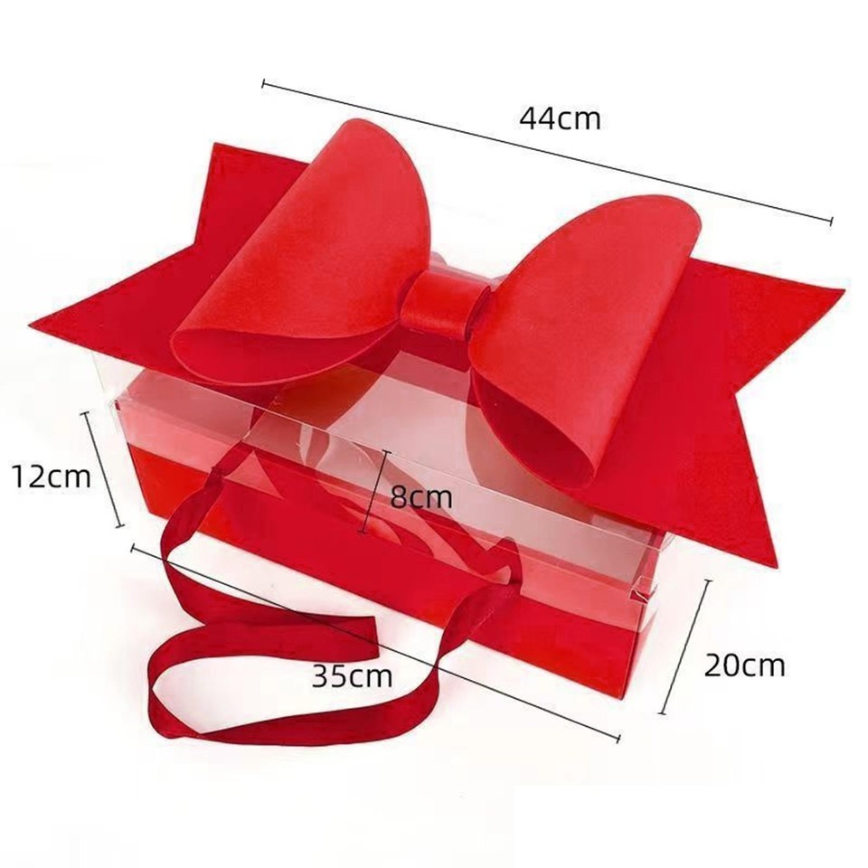 Valentine's Day Gift Box Valentines Day Gifts Transparent Lid Box ...