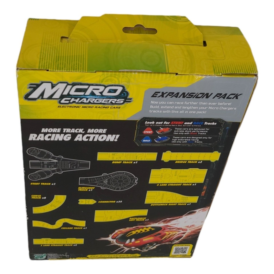 Micro Chargers 46 Piece Track Expansion Pack Electronic Micro Racing ...