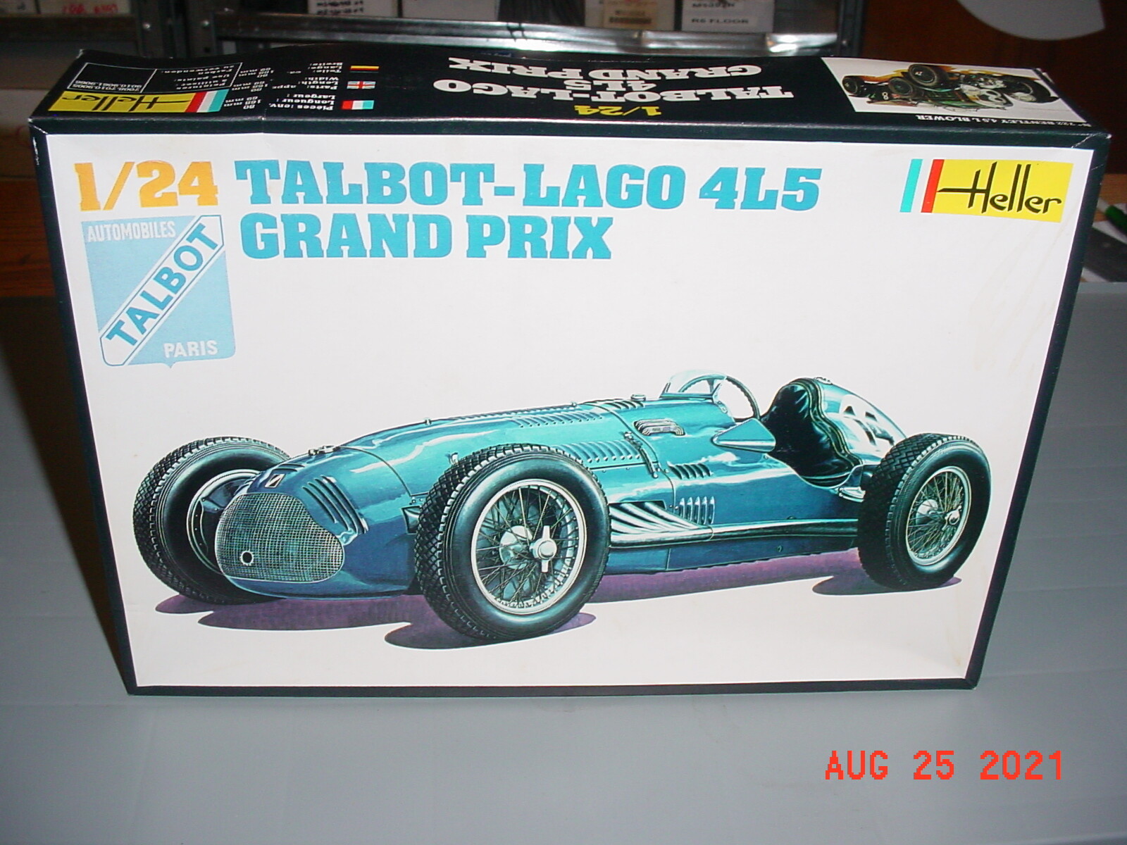 Heller Talbot-Lago 4L5 Grand Prix 1/24 Plastic Model Kit #721 | eBay.de