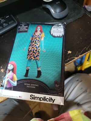 Simplicity R11150 Pattern Adult Teen NBC Sally Nightmare Before ...