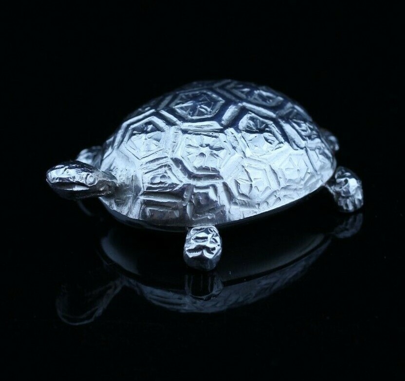 TIFFANY & CO. STERLING SILVER TORTOISE, TURTLE PILL BOX ITALY. | eBay